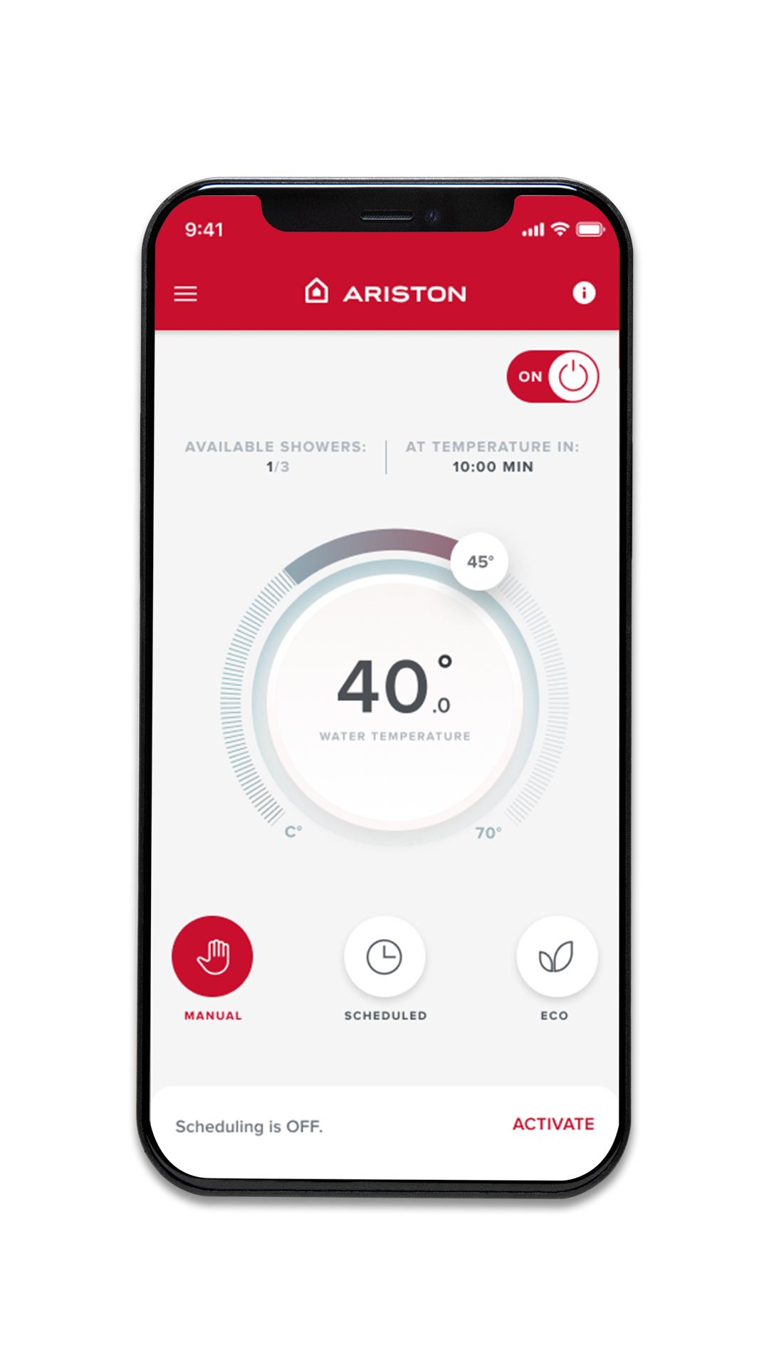 Ariston Net - The app to manage your water heater | Ariston